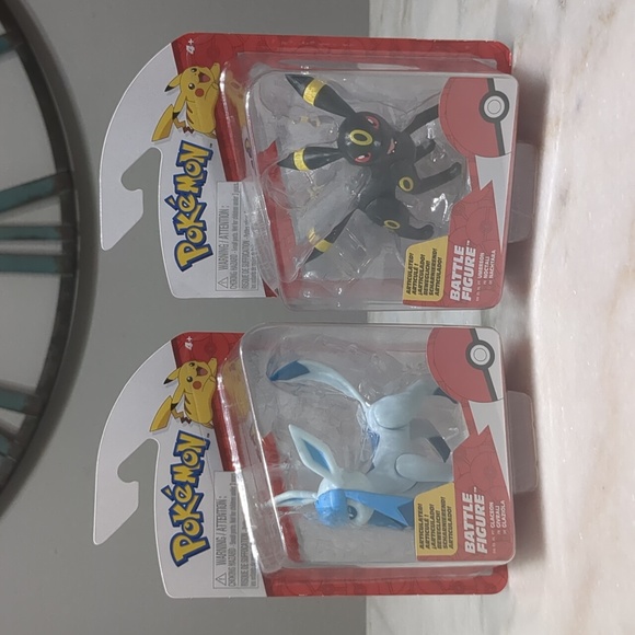 Toys | Pokemon Umbreon Glaceon Battle Pack Nintendo Jazwares Action ...